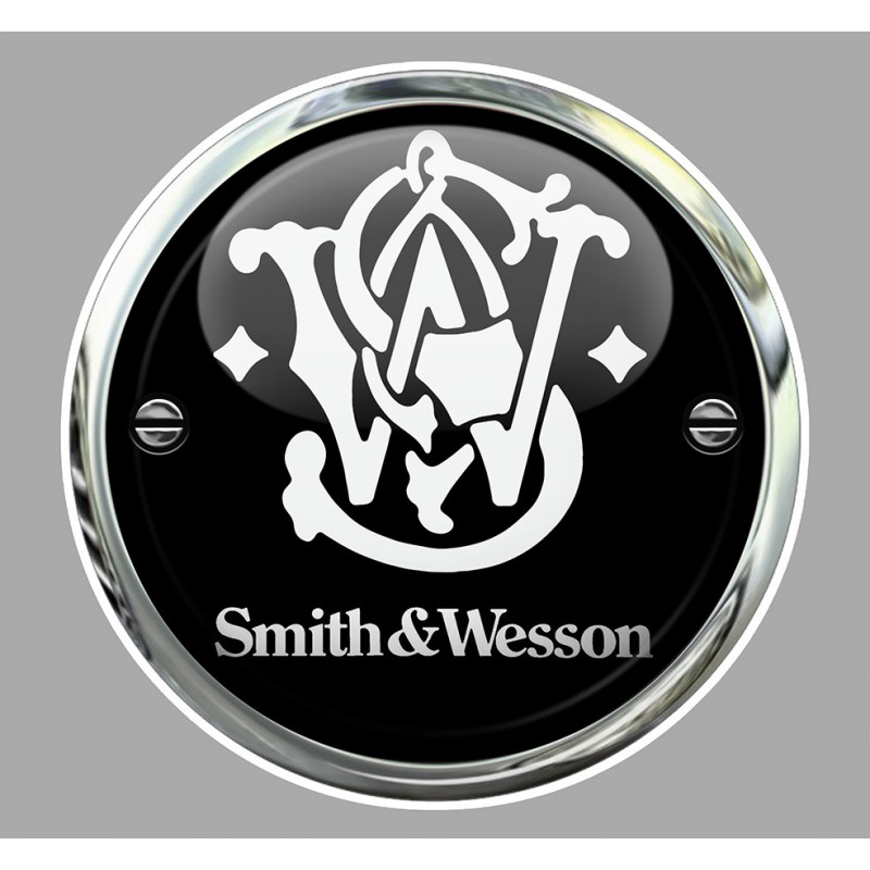 Smith & Wesson laminated decal - cafe-racer-bretagne.clicboutic.com