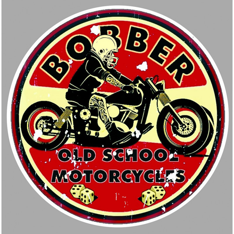 BOBBER Sticker vinyle laminé - cafe-racer-bretagne.clicboutic.com