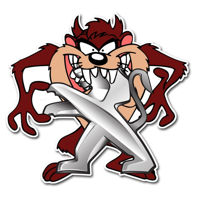 PEUGEOT TAZ Sticker - cafe-racer-bretagne.clicboutic.com